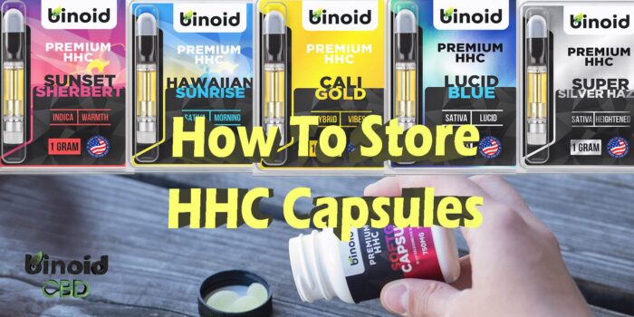 How To Store HHC Capsules Correctly