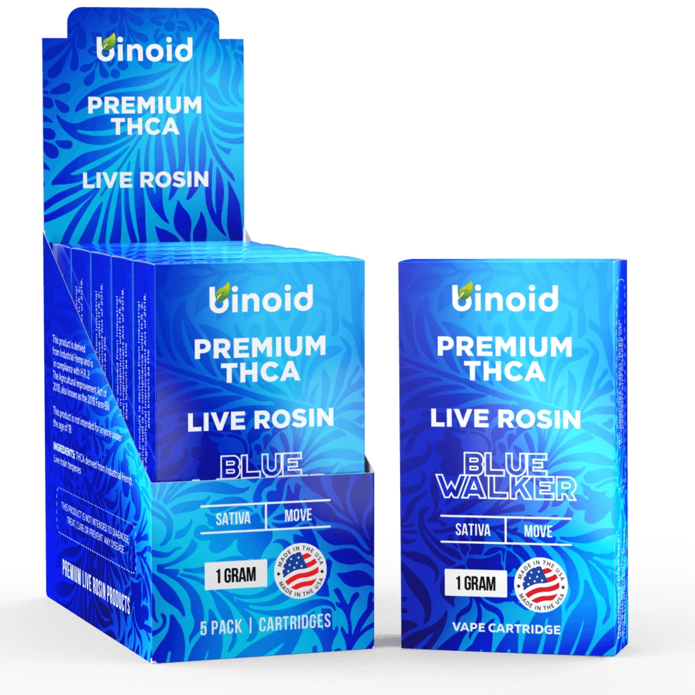 THCA Vape Cartridge Blue Walker 1000mg | Best THCA Vape