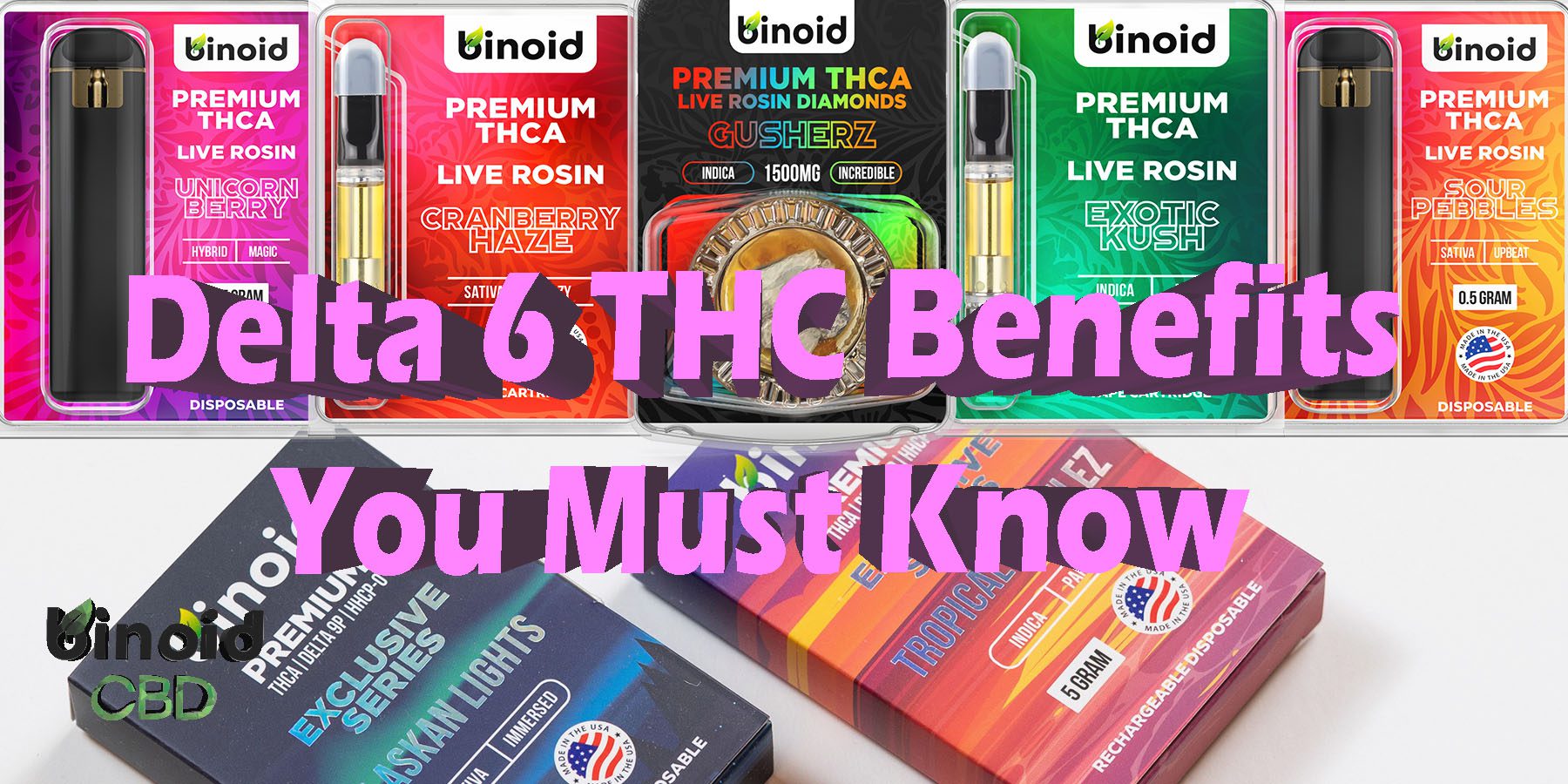Delta 6 THC Benefits - Binoid CBD