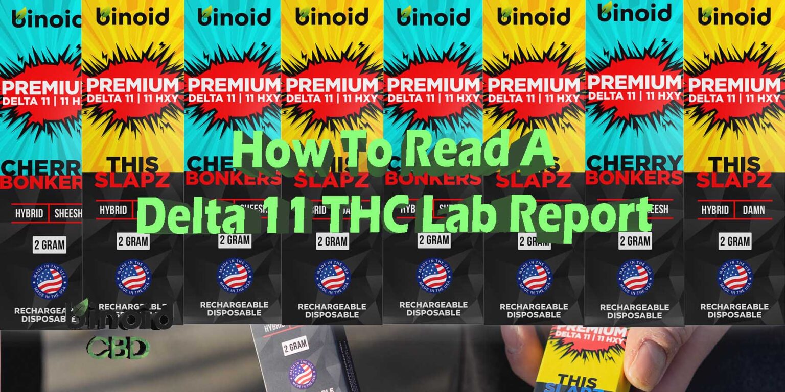How to Read A Delta 11 THC Lab Report