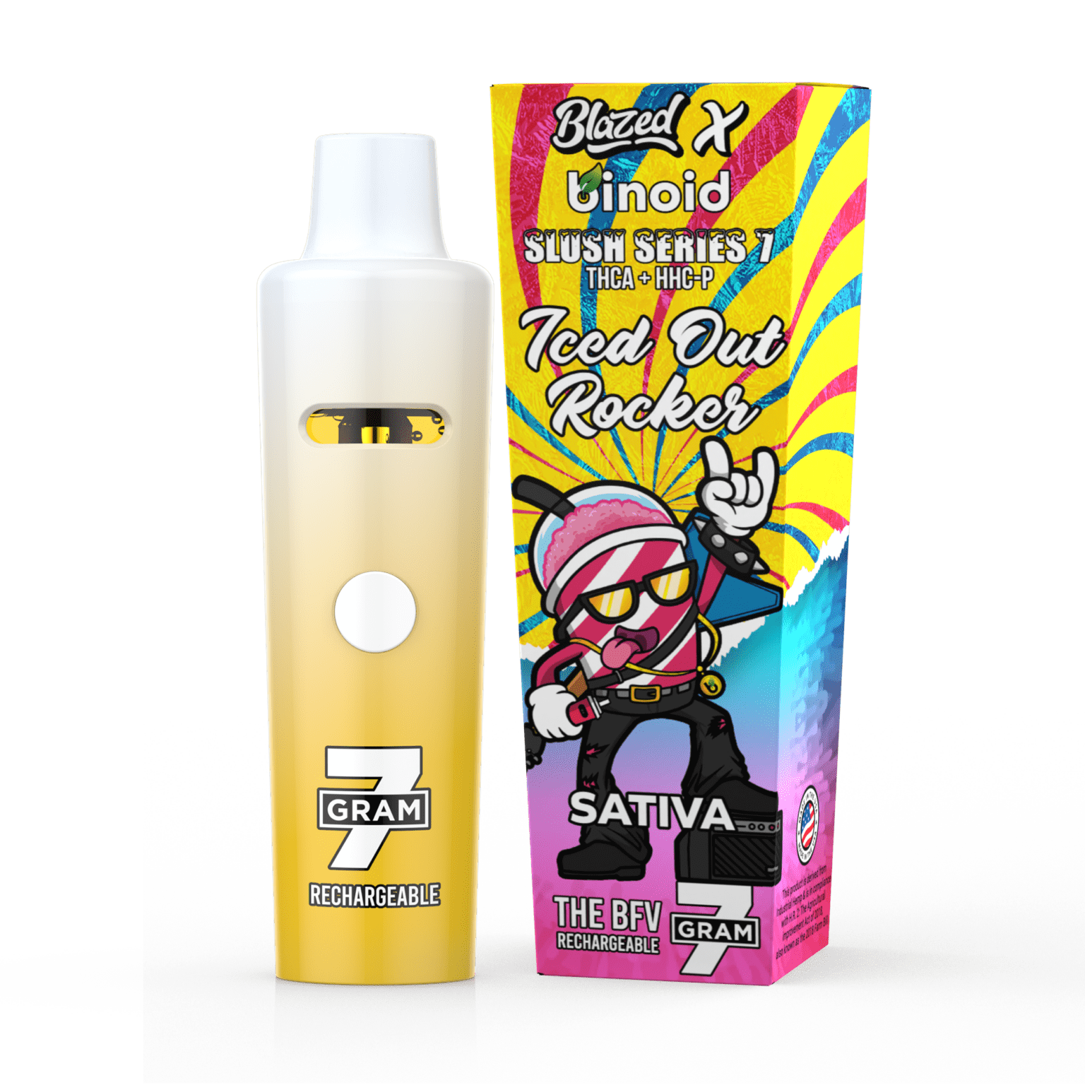 7 Gram THCA Disposable Vapes For Sale - Blazed x Binoid