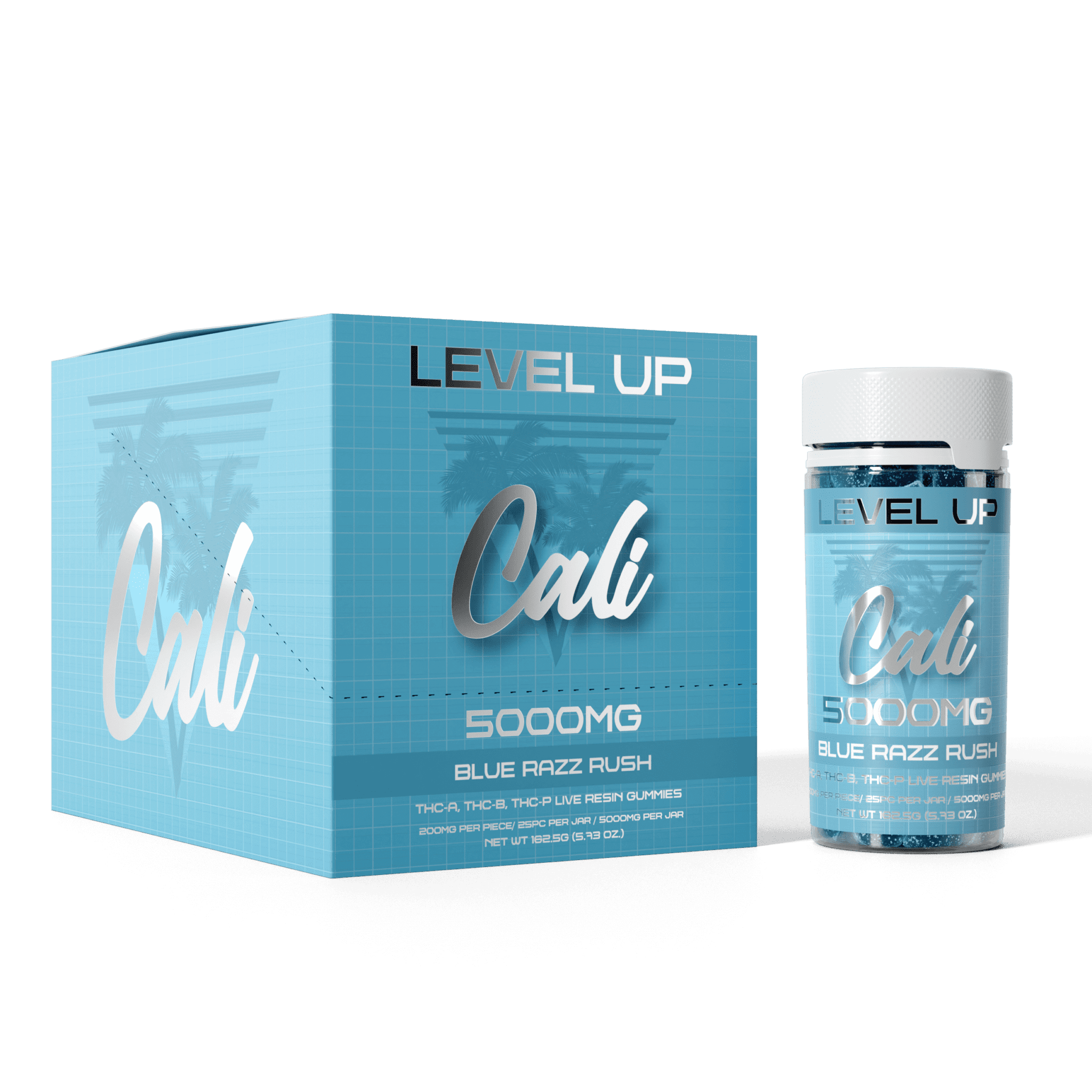 Cali Extrax Level Up Gummies 5000mg For Sale - THCA + THC-B