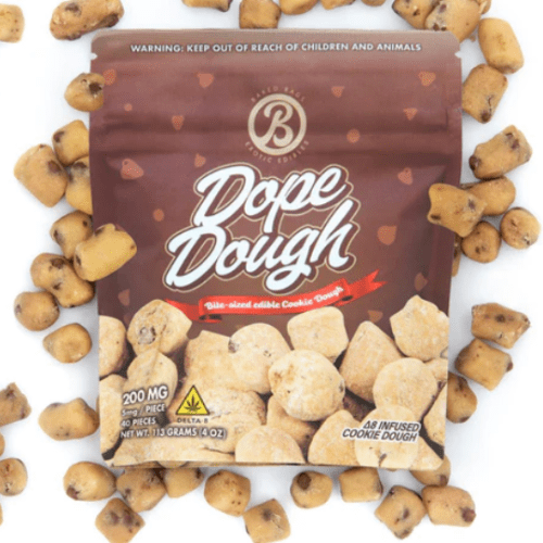 Delta 9 THC Cookie Dough - 200mg Dope Dough Baked Bags