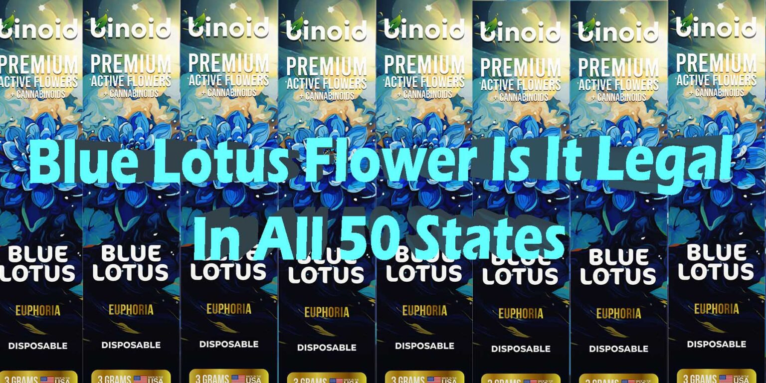 Blue Lotus Hemp Flower: Where Is It Legal? State By State List