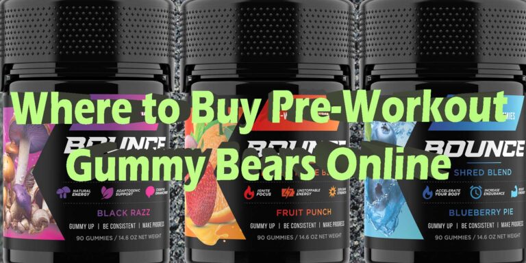Pre-Workout Gummy Bears