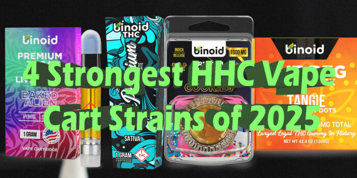 4 Strongest HHC Vape Cart Strains of 2025