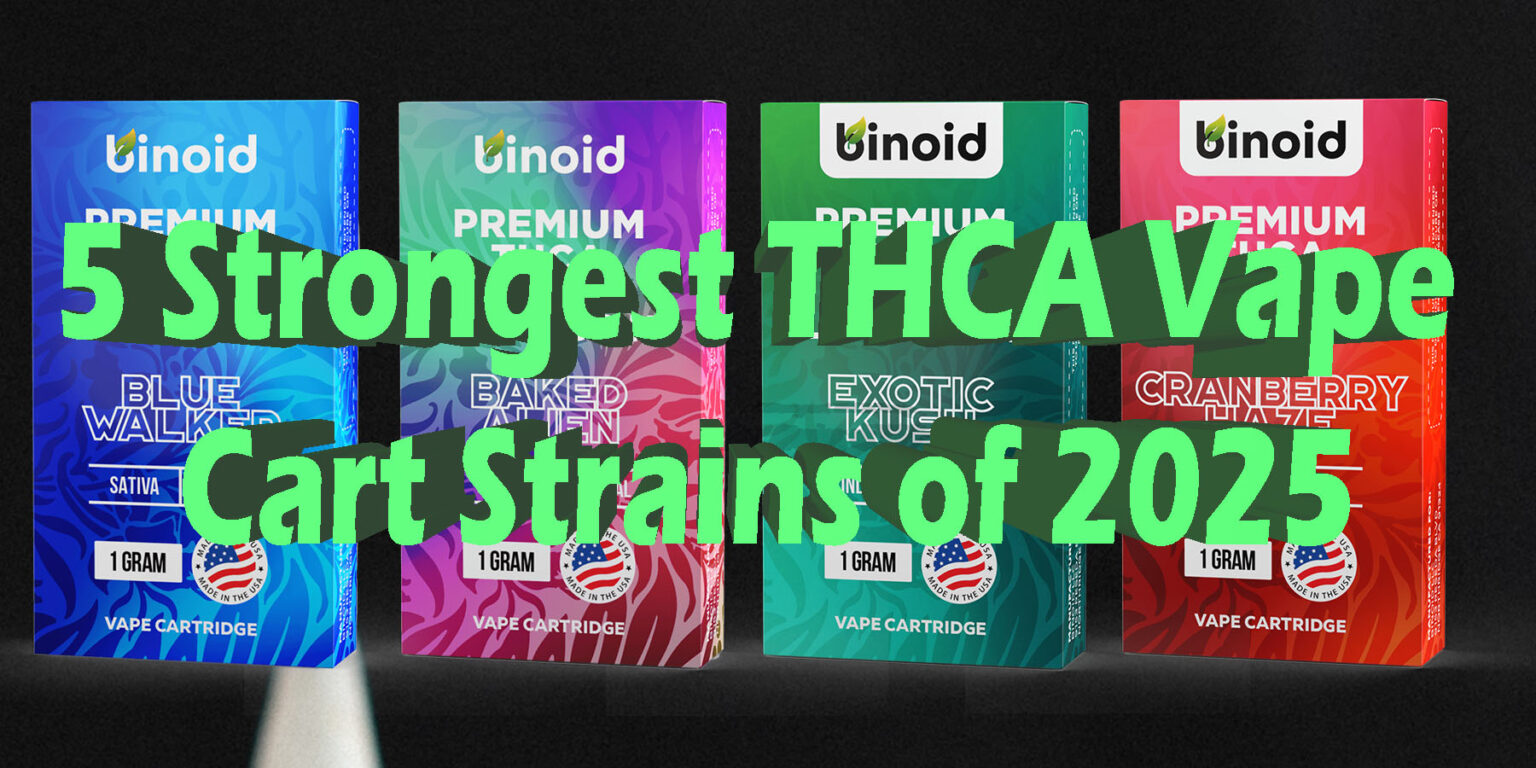 5 Strongest THCA Vape Cart Strains of 2025