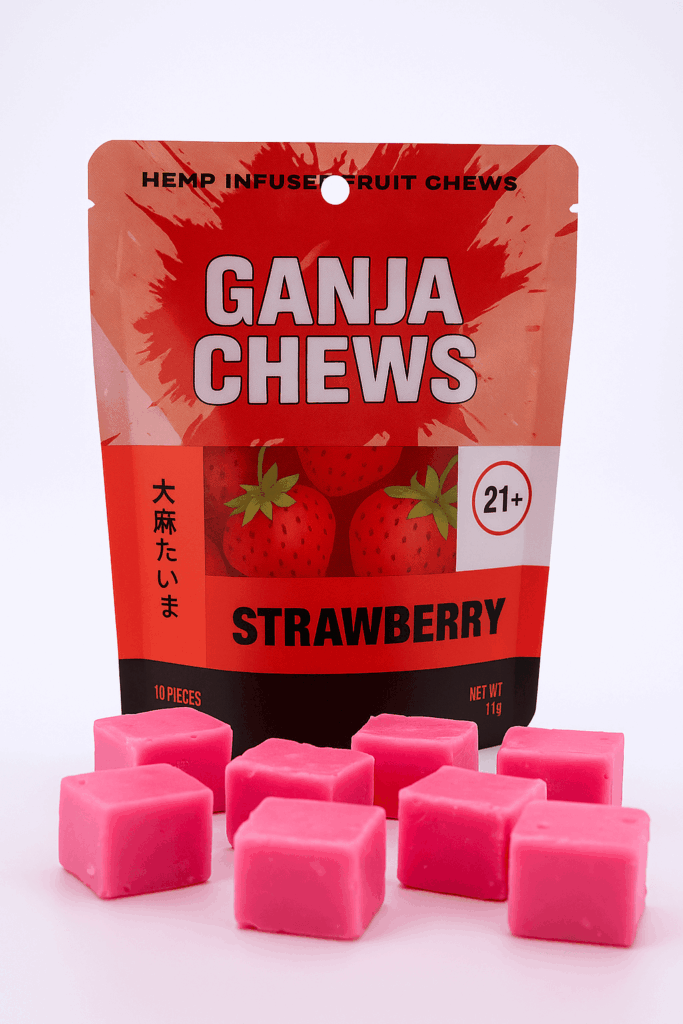 Ganja Chews - 100mg D9 - Soft & Chewy