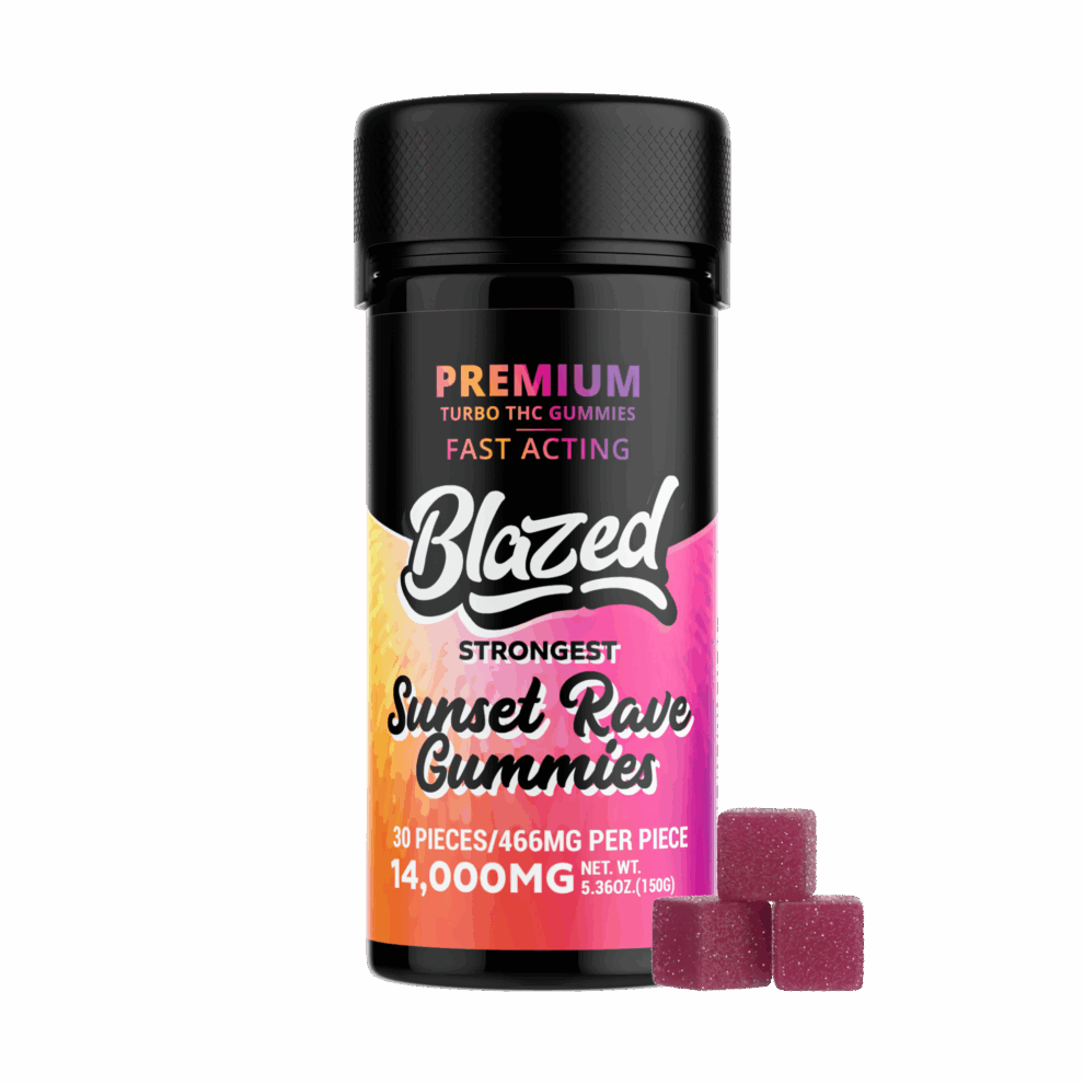 14,000MG Turbo THC Gummies - Blazed